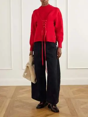 Simone Rocha Merino Wool-blend Sweater