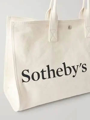 FRAME Sotheby's Printed Canvas Tote