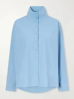 Still Here Madison Cotton-poplin Shirt