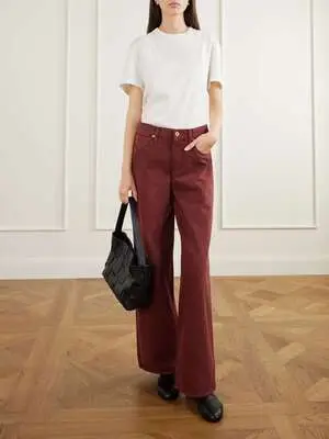 SLVRLAKE Lexi Low-rise Wide-leg Jeans