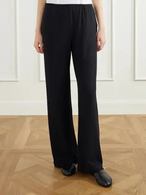 LESET Lauren Jersey Straight-leg Pants