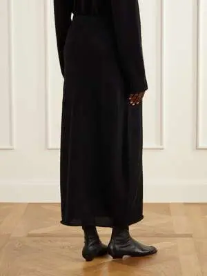 LAUREN MANOOGIAN Bottle Alpaca-blend Midi Skirt