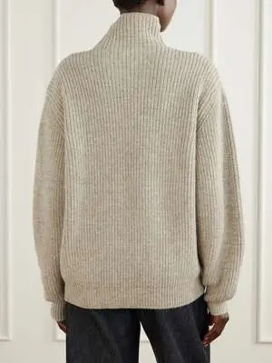 LEMAIRE Ribbed Alpaca And Yak-blend Sweater