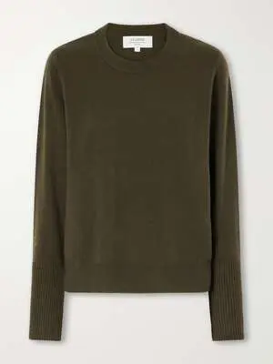 LA LIGNE Solid Lean Lines Cashmere Sweater