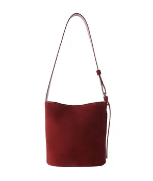 LIÉ STUDIO Paula Suede Tote - Red