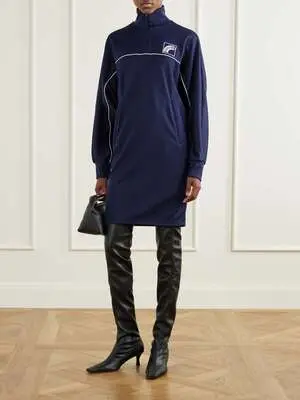 MAISON MARGIELA Embroidered Jersey Mini Dress