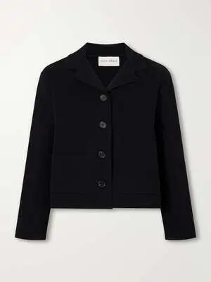 HIGH SPORT Maude Ribbed Cotton-blend Jacket