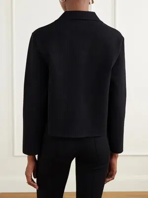 HIGH SPORT Maude Ribbed Cotton-blend Jacket