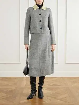 Proenza Schouler Gaelle Wool-blend Jacket - Gray