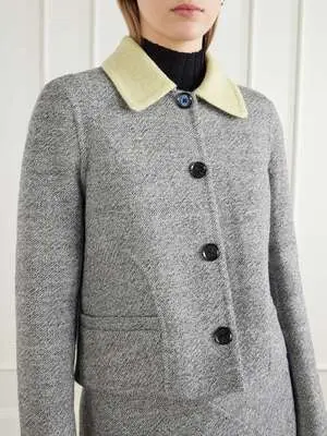Proenza Schouler Gaelle Wool-blend Jacket - Gray