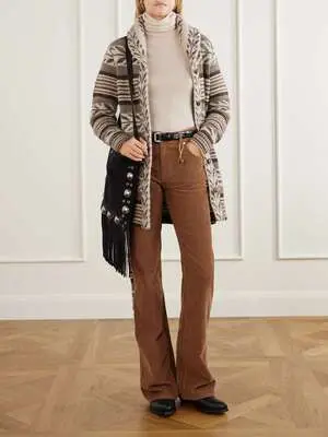 Ralph Lauren Rory Belted Alpaca-blend Cardigan