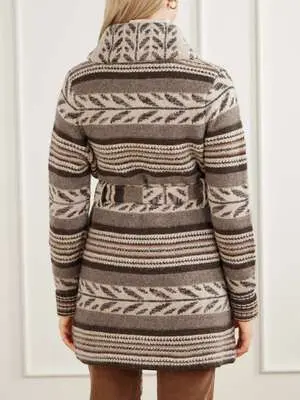 Ralph Lauren Rory Belted Alpaca-blend Cardigan