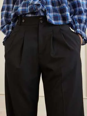 DÔEN Olivia Poplin Wide-leg Pants