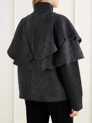 FRAME The Wrap Alpaca-blend Cardigan