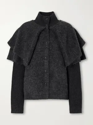 FRAME The Wrap Alpaca-blend Cardigan