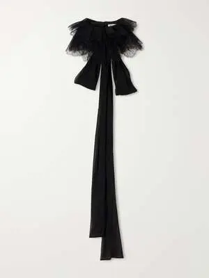 Khaite Chantilly Lace Collar