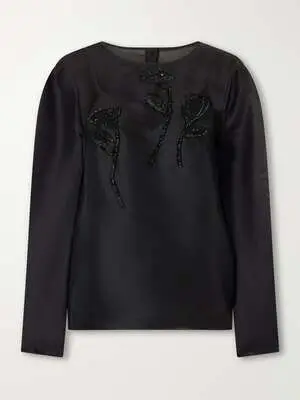 Carolina Herrera Embroidered Blouses