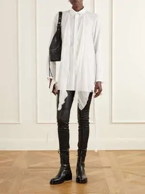 ANN DEMEULEMEESTER Henrica Leather Ankle Boots