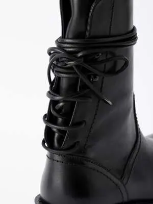 ANN DEMEULEMEESTER Henrica Leather Ankle Boots