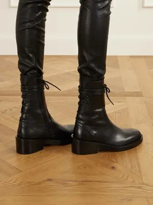 ANN DEMEULEMEESTER Henrica Leather Ankle Boots