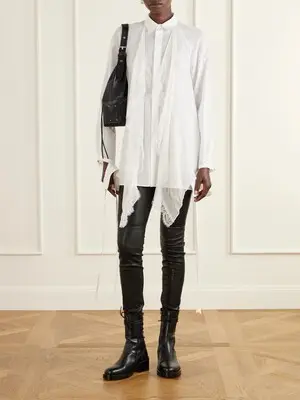 ANN DEMEULEMEESTER Henrica Leather Ankle Boots