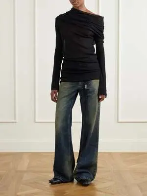 ANN DEMEULEMEESTER Zoey Leather Ballet Flats