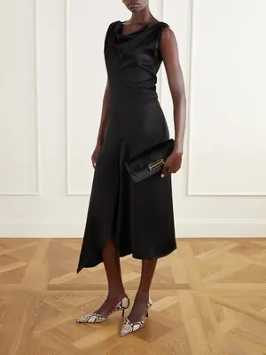 Victoria Beckham Dorian East-west Calf Hair Clutch - Black
