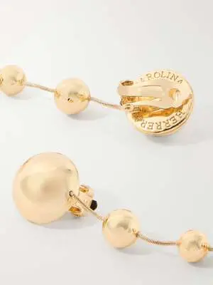 Carolina Herrera Tone Earrings