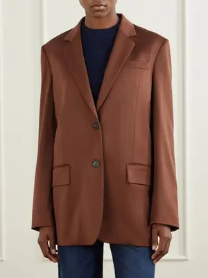 Another Tomorrow Wool Blazer