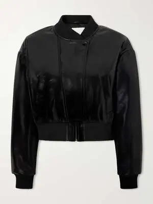 Citizens Of Humanity Camille Cropped Recycled-leather Jacket