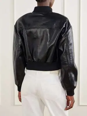 Citizens Of Humanity Camille Cropped Recycled-leather Jacket