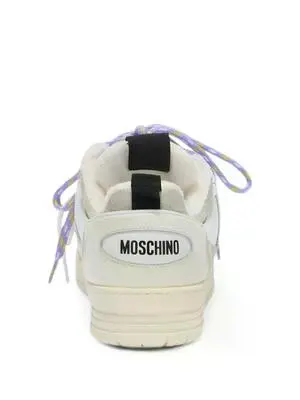 Moschino Double-lace Panelled Sneakers