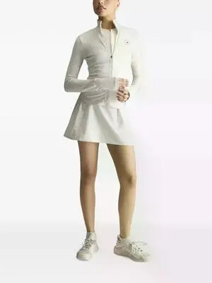Adidas By Stella McCartney Cut-out Logo-print Dress