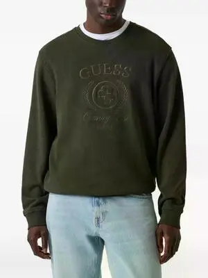 Guess Logo-embroidered Sweatshirt