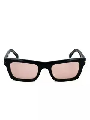DB EYEWEAR BY DAVID BECKHAM Rectangle-frame Sunglasses - Black