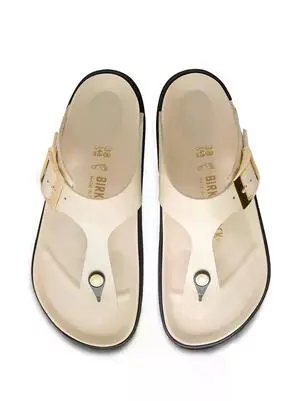 BIRKENSTOCK Gizeh Patent Leather Sandals