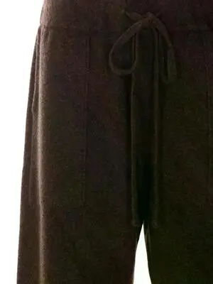 UMA WANG Drawstring-waist Frayed-edge Trousers