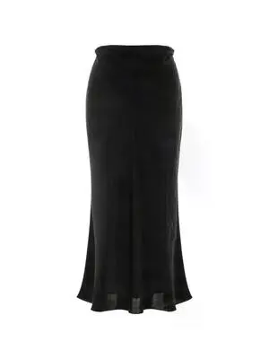 Fiorucci Satin-finish Maxi Skirt - Black