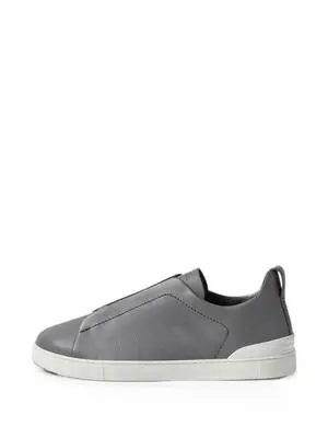 Zegna Mélange Triple Stitch™ Secondskin Sneakers - Grey
