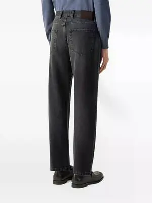 Zegna Dark Cotton Roccia Jeans