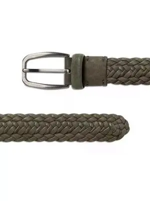 Zegna Dark-olive- Nubuck Belt