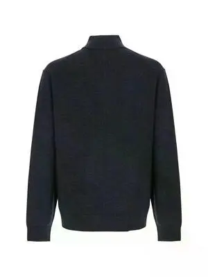 Calvin Klein Half-zip Wool Sweater - Grey