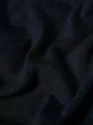 Zegna Navy Trofeo 15milmil15 Wool Crewneck Sweater - Blue