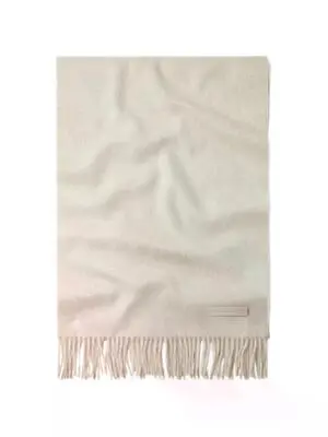 Zegna Cream White Oasi Cashmere Scarf