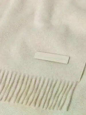 Zegna Cream White Oasi Cashmere Scarf