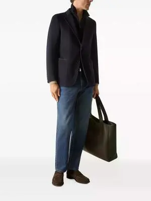 Zegna Light Taupe Oasi Cashmere Crewneck - Neutrals