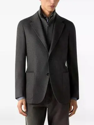 Zegna Dark Mélange Oasi Cashmere Jacket
