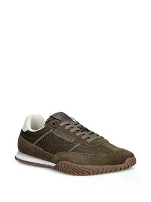 Marc O'polo Mesh-panelled Suede Sneakers - Brown
