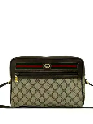 Gucci 1970-1980 Gg Supreme Web Crossbody Bag