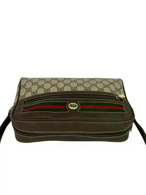 Gucci 1970-1980 Gg Supreme Web Crossbody Bag